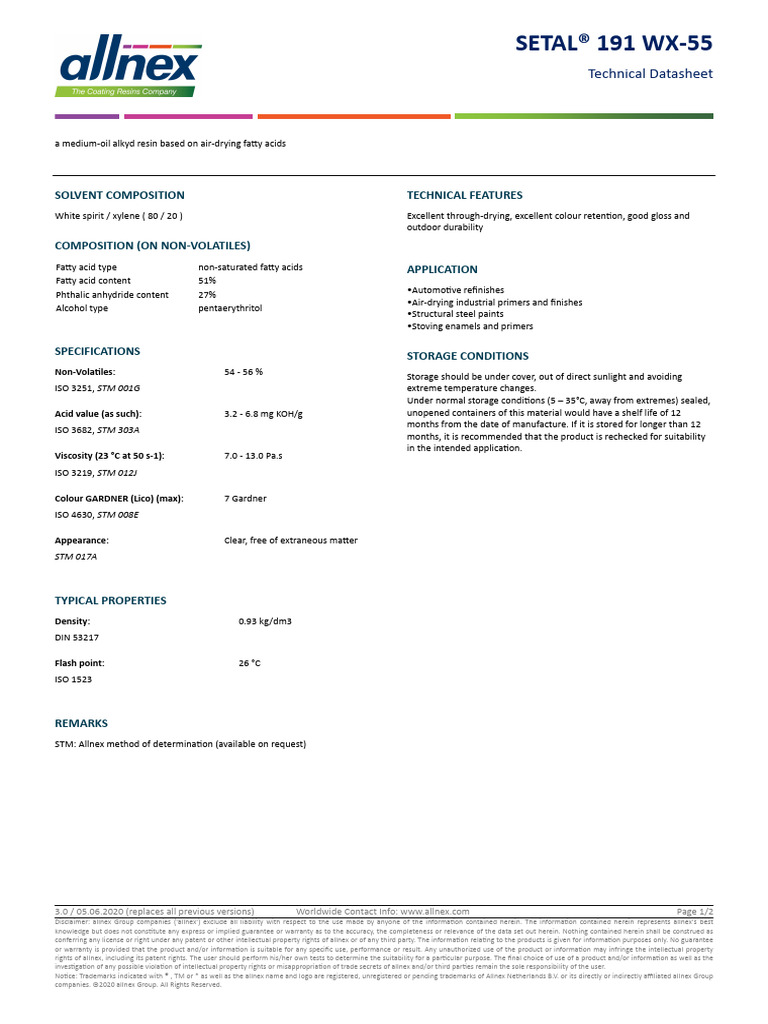 SETAL-191-WX-55_EN_A4 | PDF | Intellectual Property