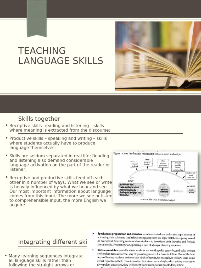 Teaching language skills | PDF