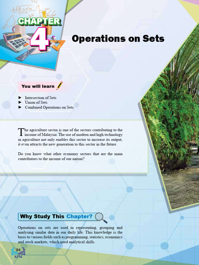 CHAPTER 4 | PDF | Set (Mathematics) | Intersection (Set Theory)