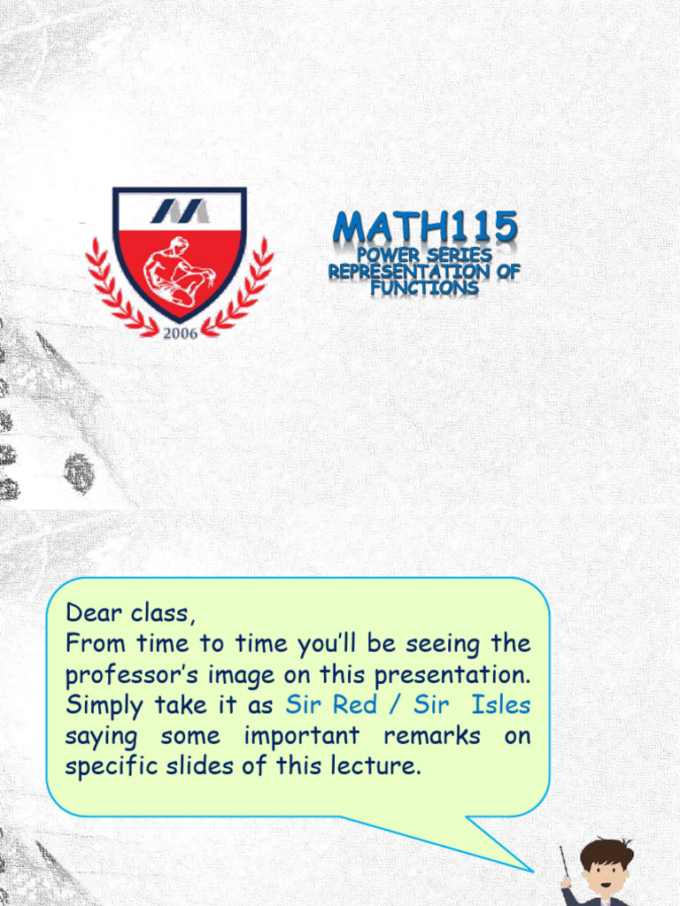 004 Power Series Representation of Functions | PDF | Power Series | Mathematical Analysis