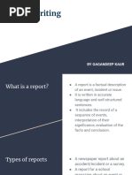 Grade 9 - Report Writing (2025) | PDF