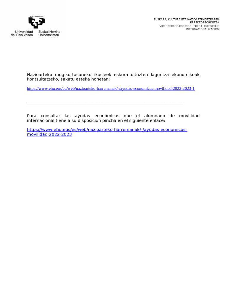 Beca Culturex 2025: Ayudas Internacionales | PDF