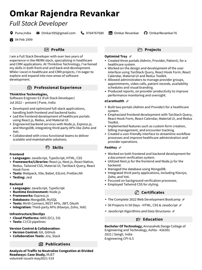 omkar-revankar | PDF | Java Script | Web Development