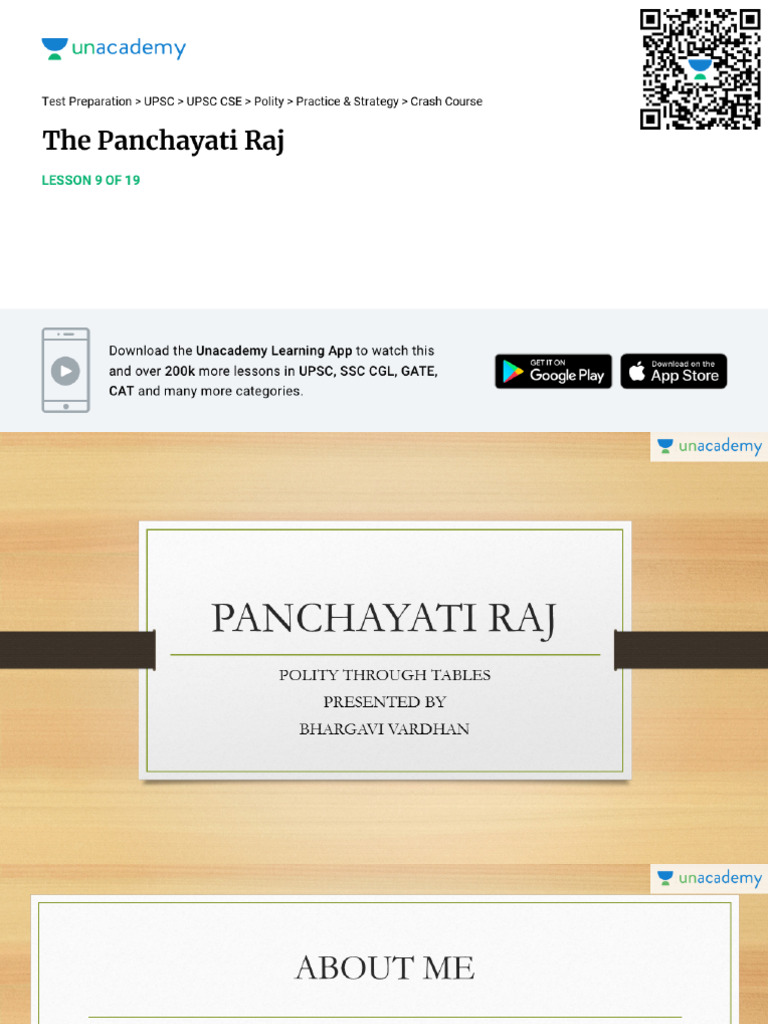 Panchayat Raj | PDF