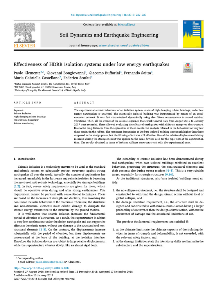 HDRB Effectiveness | PDF