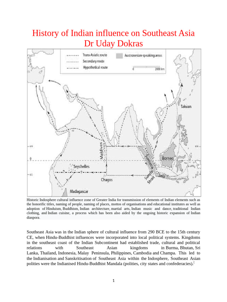 Indian Influence on Southeast Asia | PDF | Southeast Asia | Silk Road