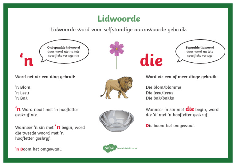Za HL 295 Lidwoorde Plakkaat - Ver - 1 | PDF