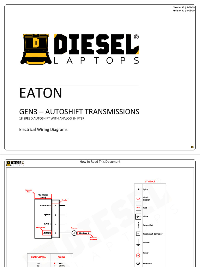 Eaton - Gen 3 (Auto & UltraShift) .18 Speed With Analog Shifter (AutoShift) - 1 | PDF | Relay ...