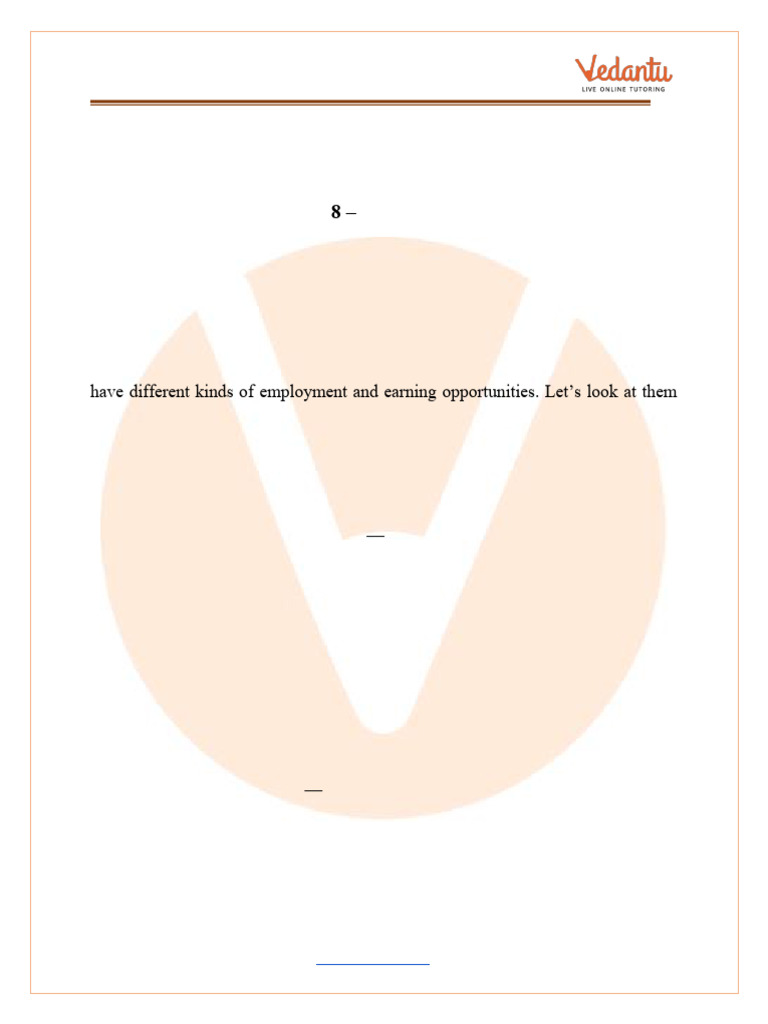 Urban Livelihoods in India: Class 6 Notes | PDF | Salary | Employment