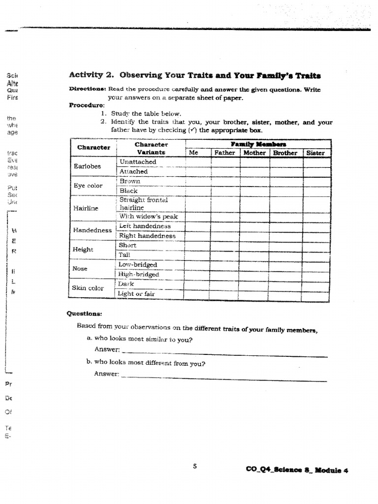 Science 8 Activity | PDF