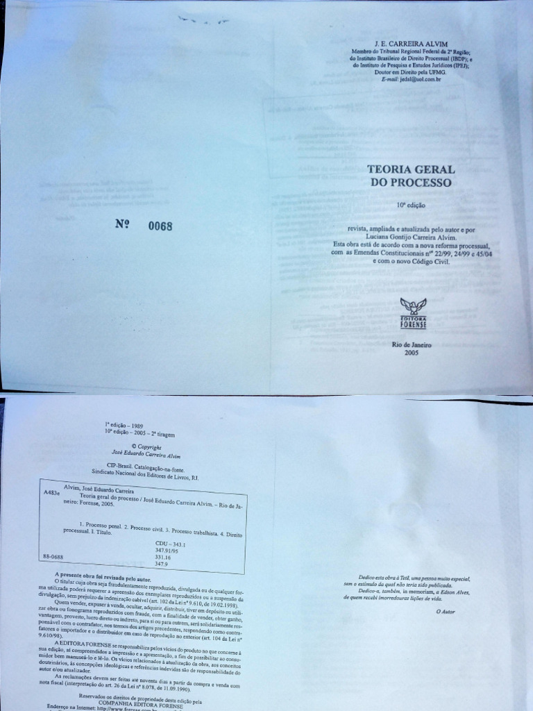 TGP - Propedêutica Processual | PDF