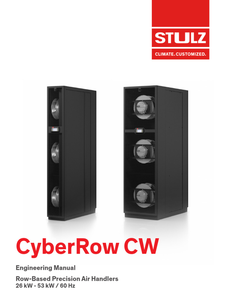 STULZ_CyberRow_CW_Engineering_Manual | PDF | Electrical Wiring | Pump