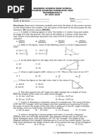 Geometry EOC Practice Test Solutions (Complete) | PDF | Tetrahedron | Area