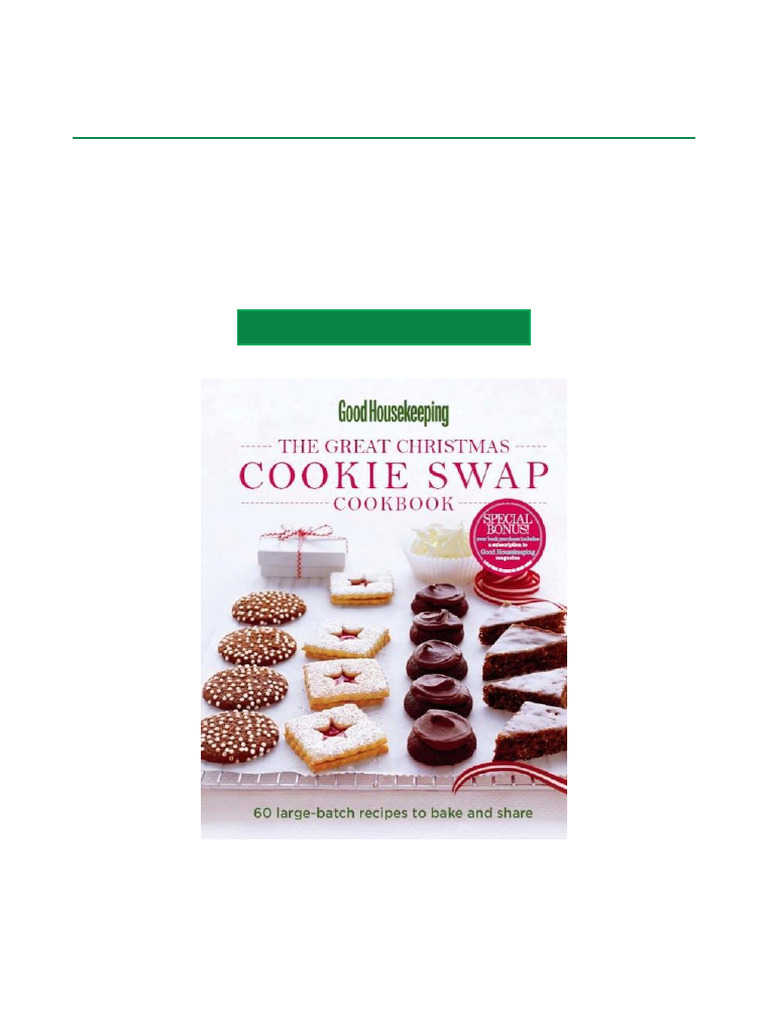Must Have Good Housekeeping The Great Christmas Cookie Swap Cookbook 60 ...
