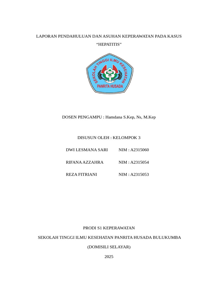 Askep Hepatitis Kelompok 3 | PDF