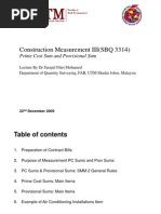 B. Provisional Sum - PC Sum | PDF | Cost | General Contractor