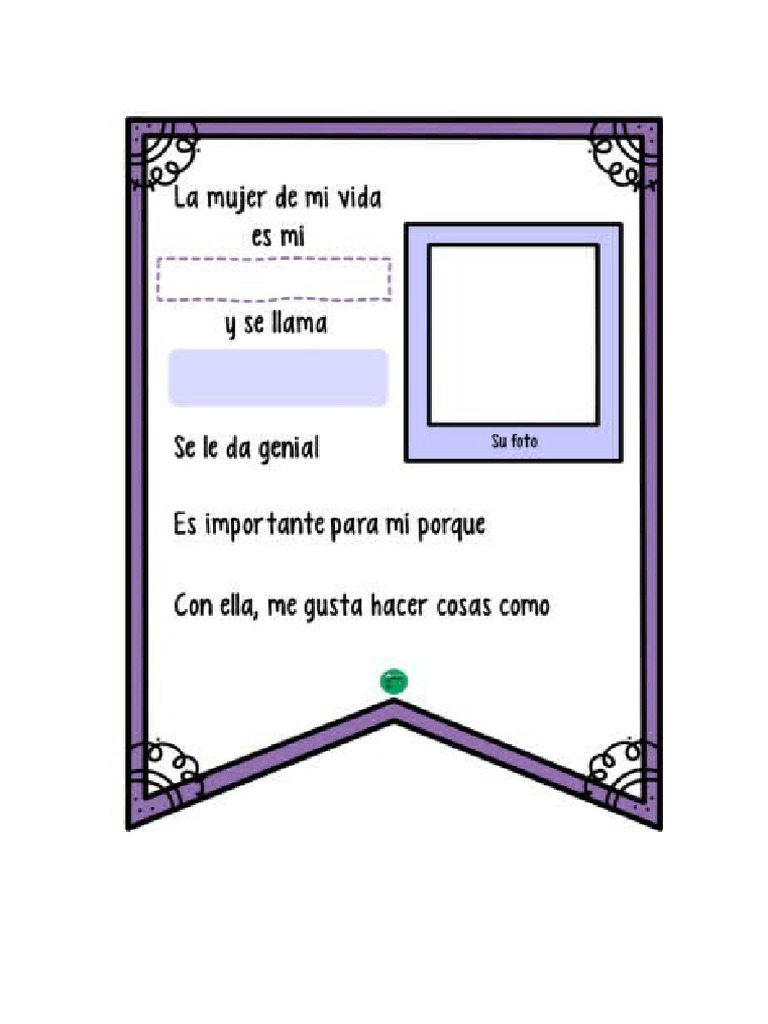 Banderin Dia de La Mujer | PDF