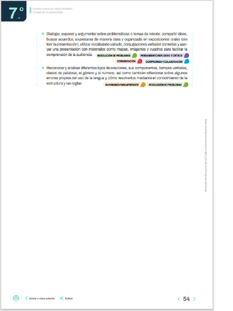 Contenidos 7mo 2025 | PDF