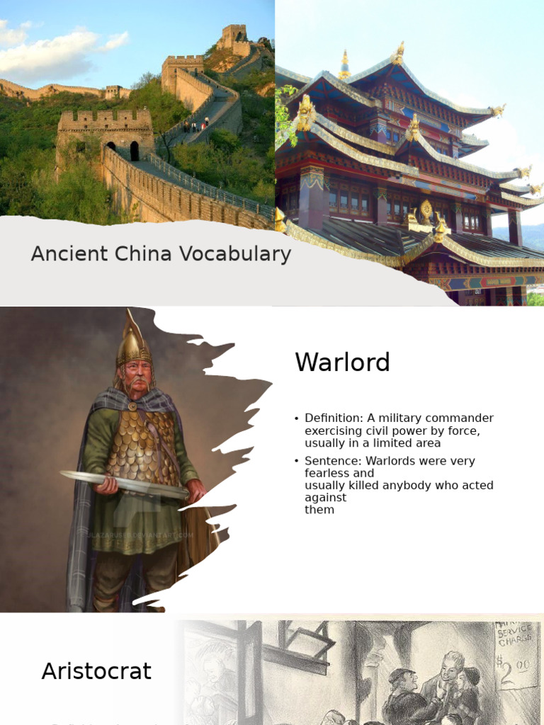 Ancient China Vocabulary | PDF | Confucianism | Chinese Philosophy