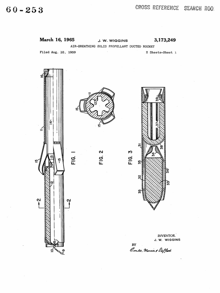 US3173249-Ducted Rocket Propulsion | PDF | Rocket Propellant | Rocket