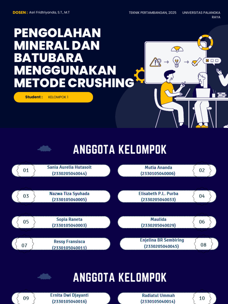 Kelompok 1 - Pengolahan Mineral & Batubara - 1 | PDF