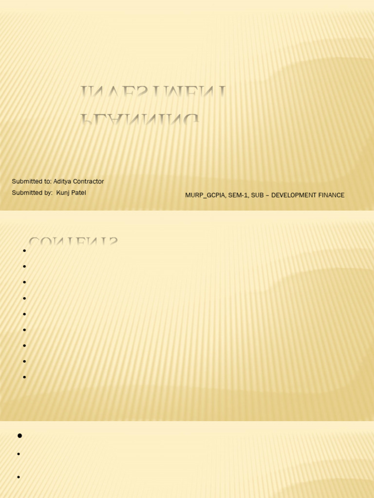 04. Investment Planning_Kunj Patel | PDF | Capital Structure | Investing