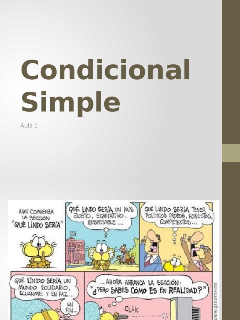Condicional Simple | PDF