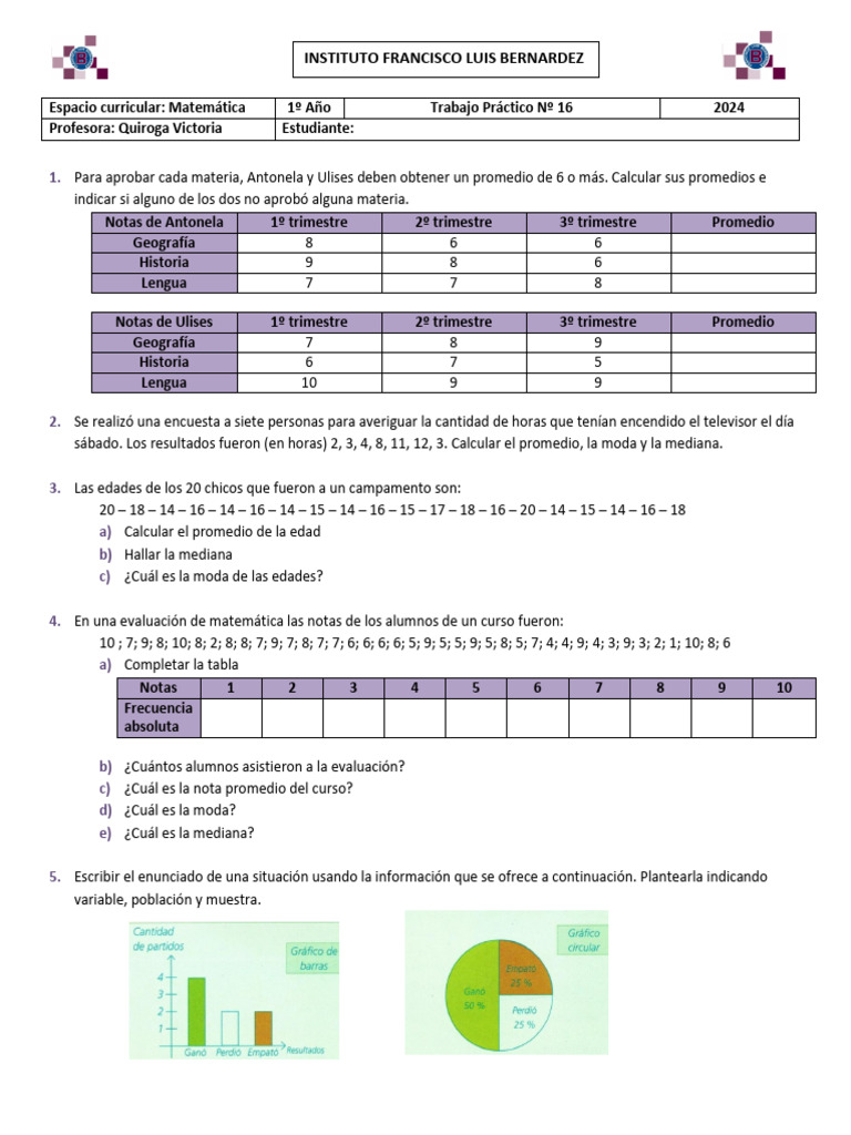 Trabajo Pr-Ctico N - 16 | PDF