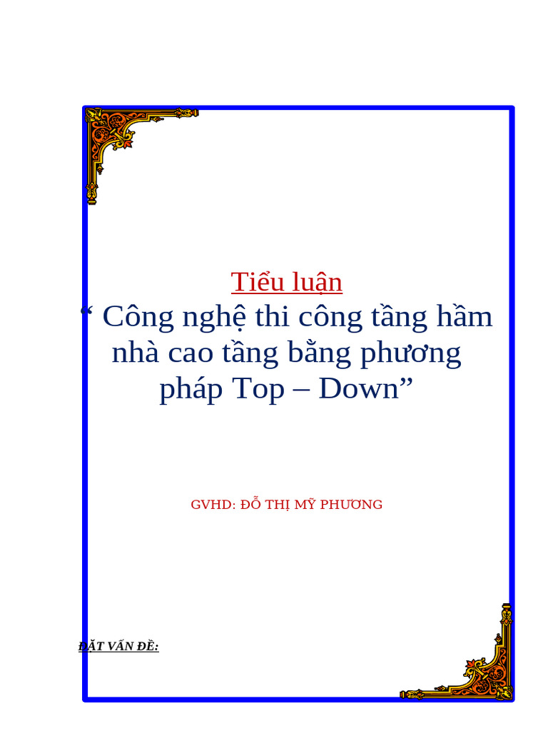 4 - Cong Nghe Thi Cong Top - Down | PDF