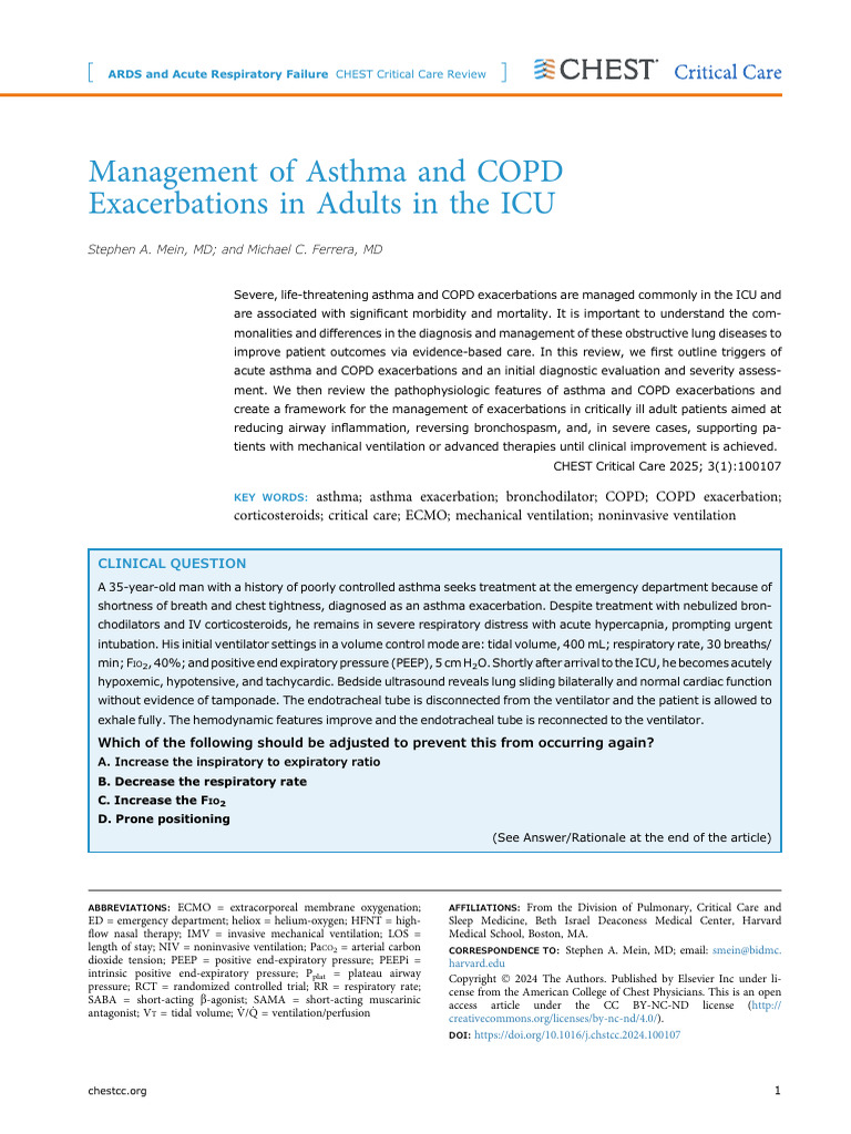 PIIS2949788424000613 | PDF | Chronic Obstructive Pulmonary Disease | Asthma