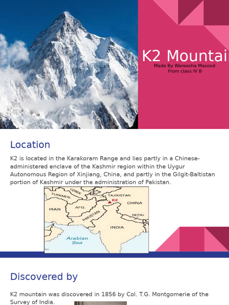 K2 Mountain | PDF