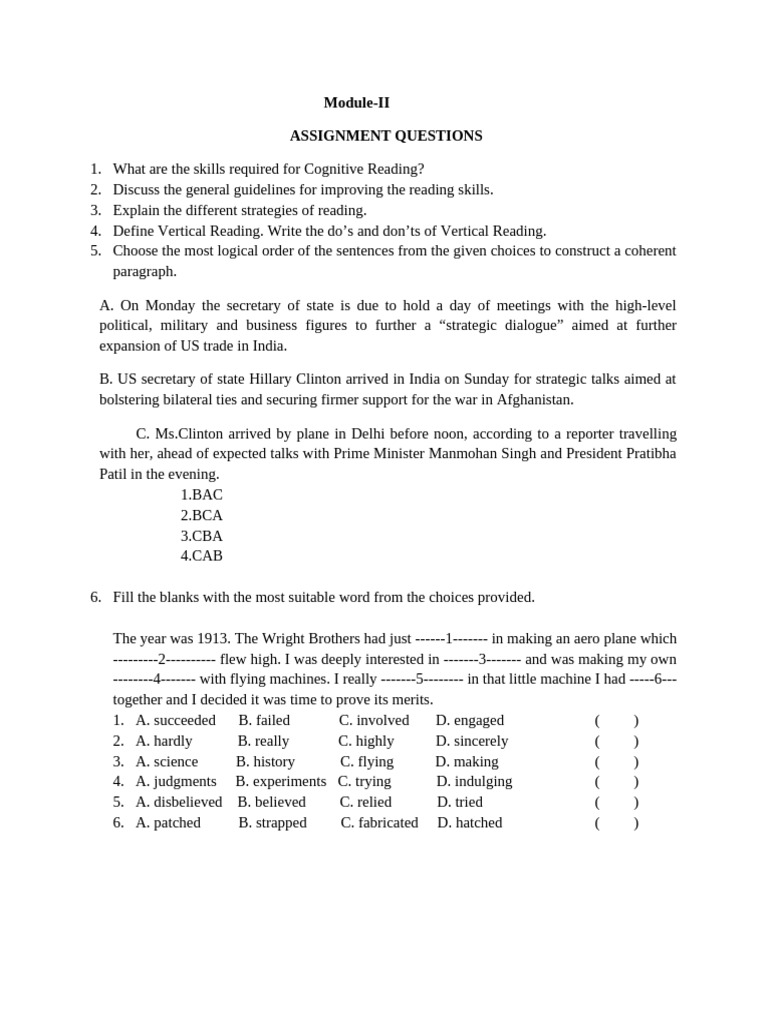 ECD Module 2 Assignment Questions | PDF