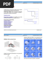 Métodos de Proyección en Dibujo Técnico | PDF | Dibujo
