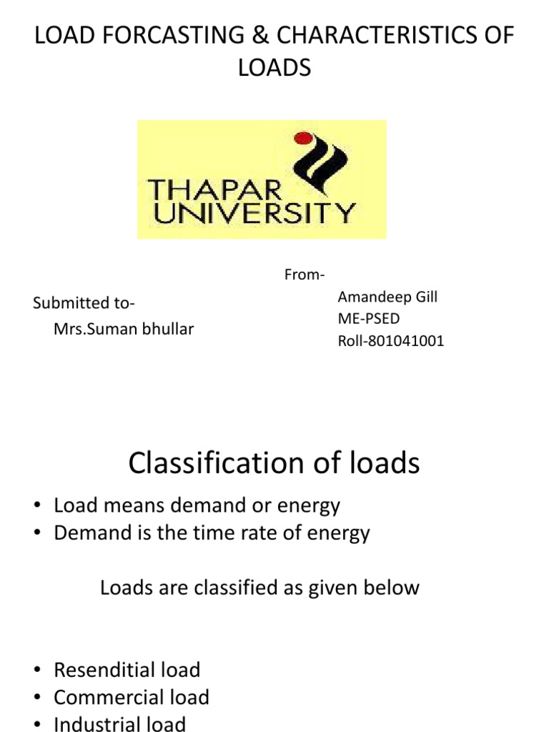Load For Casting & Characteristics of Loads | PDF | Weather Forecasting ...