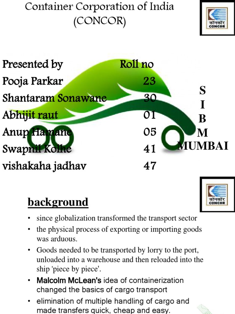 Container Corporation of India | PDF | Containerization | Cargo