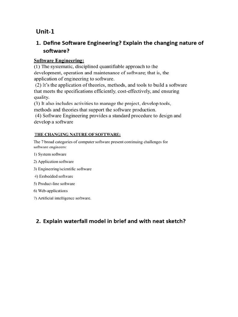 Software Engineering Concepts and Models | PDF