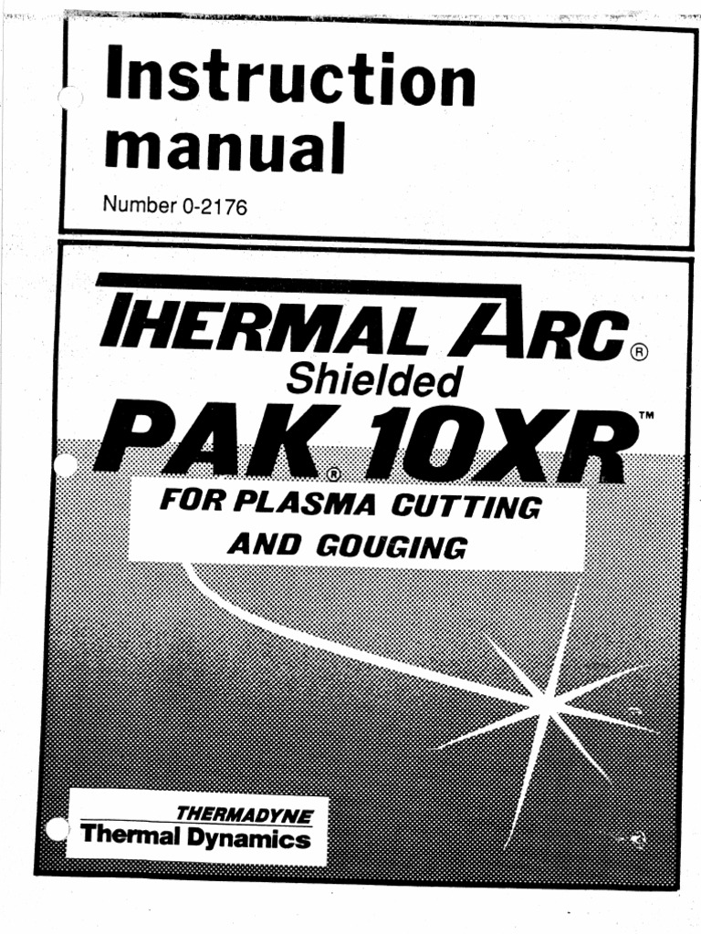 Thermal Arc Pak 10xr Eng-Im | PDF