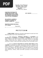 RA 9048 Form - Change of Name | PDF | Virtue | Public Law