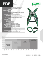 Ficha Técnica Arnés V-FORM™ MSA | PDF