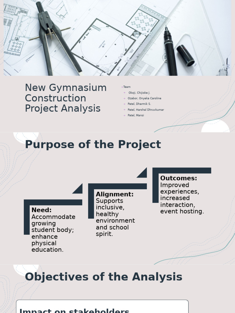 New Gymnasium Construction Project Analysis | PDF | Community ...