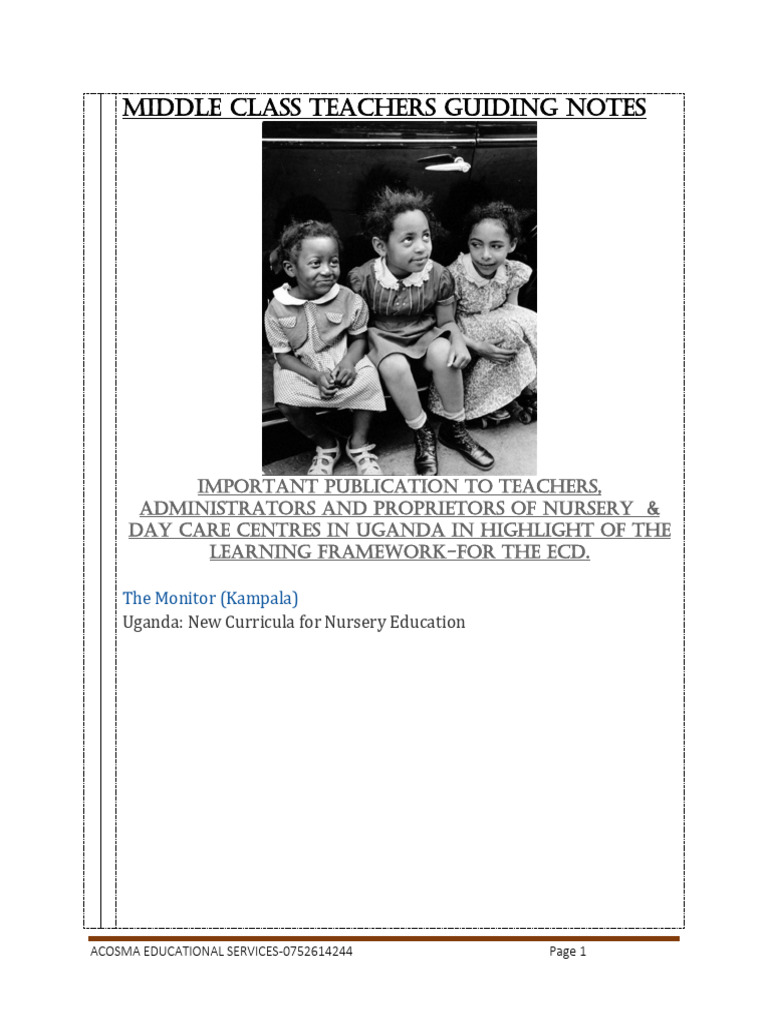 Social Development Notes for Middle Class | PDF | Shape | Learning