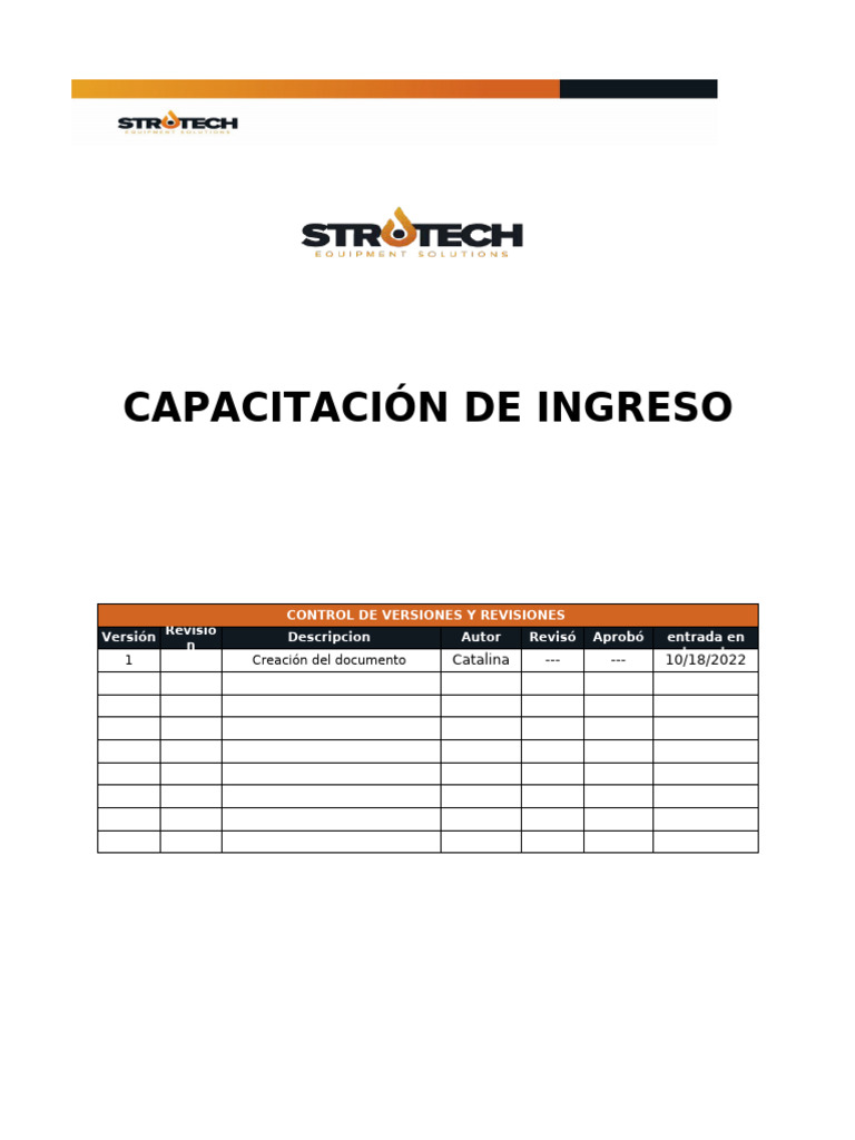 TH-FM-010 Formato de Inducción | PDF
