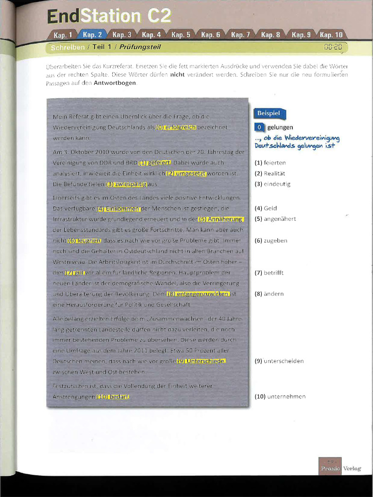 Schreiben Teil 1 | PDF