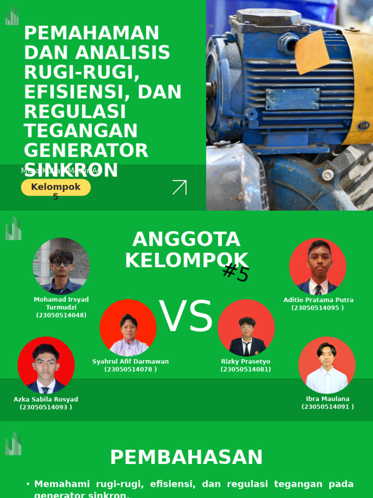 Pemahaman Dan Analisis Rugi-Rugi, Efiisiensi, Dan Regulasi Tegangan ...