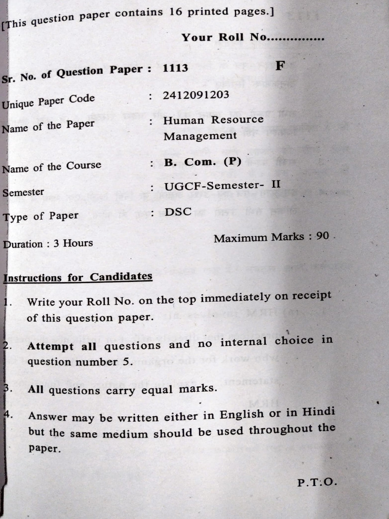 Human Resources Management | PDF | Performance Appraisal | Human ...