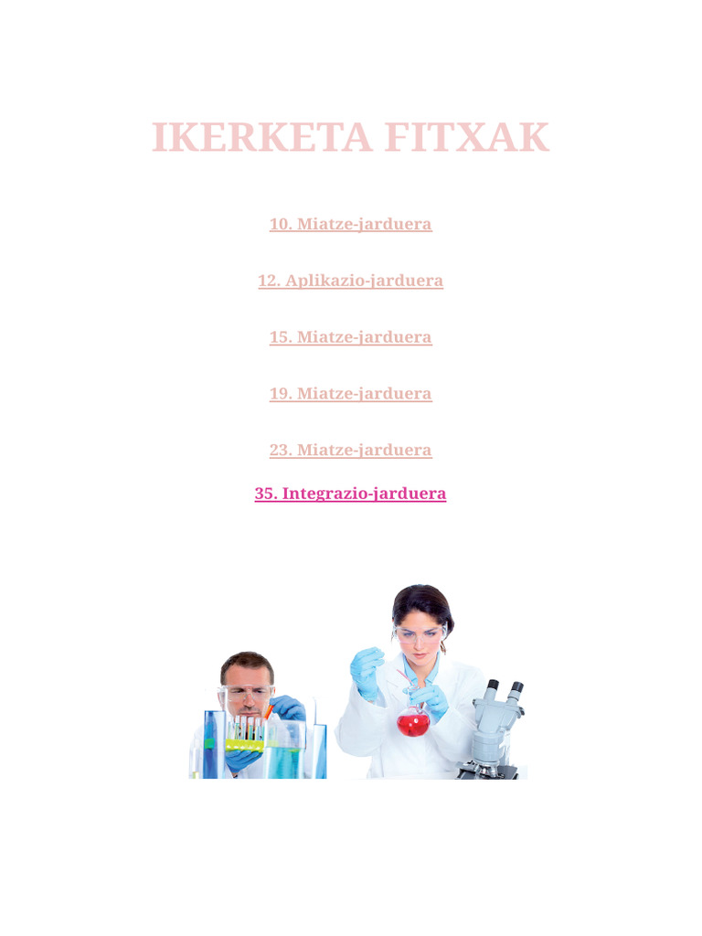 Ikerketa Fitxa | PDF