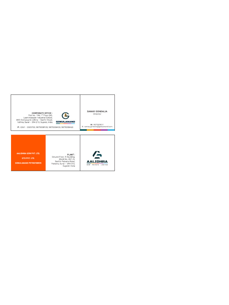 Folding Visiting Card CC | PDF