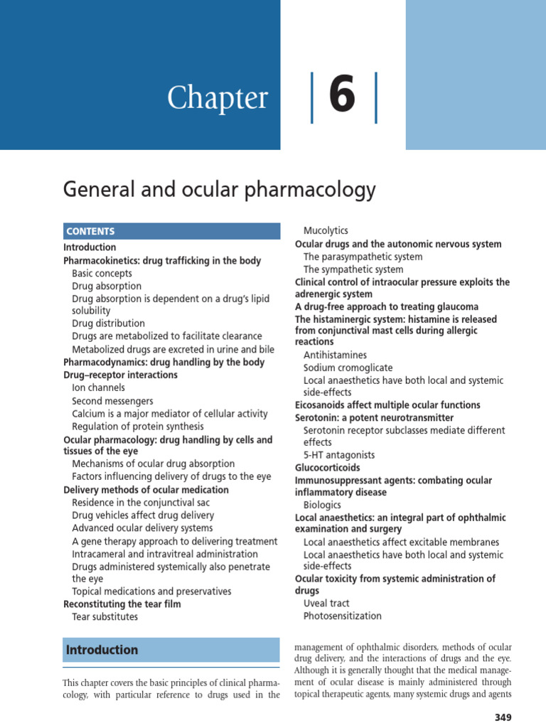 The Eye Basic Sciences in Practice 5th Ed. 2 | PDF | Receptor (Biochemistry) | Drug Metabolism