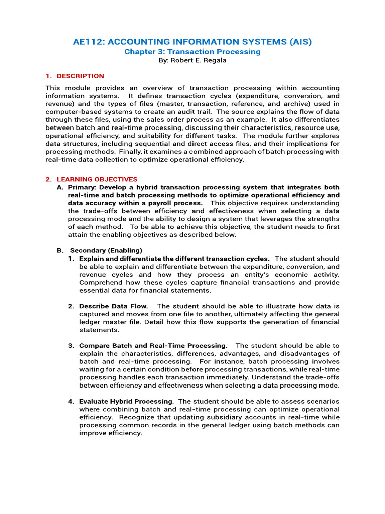 Ch03 Module For Students | PDF