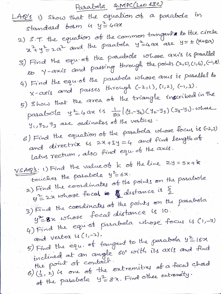 SR Maths 2ND Year | PDF